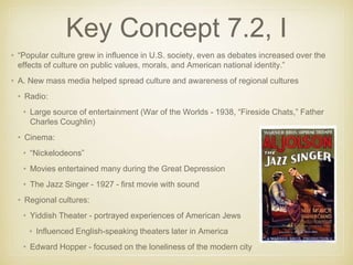 Apush review-key-concept-7.2-revised-edition- | PPTX