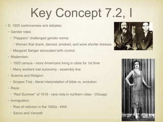 Apush review-key-concept-7.2-revised-edition- | PPT