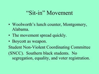 Apush civil rights | PPT