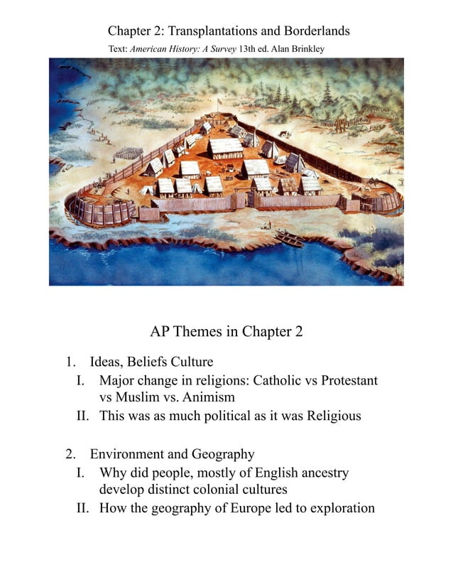AP US History Chapter 2 | PDF