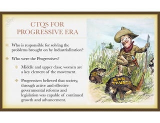 APUSH Lecture Ch 20 - Progressives | PDF