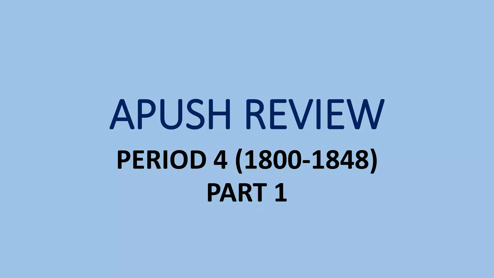 APUSH Period 4 Review | PPTX