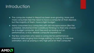 APUs in Nepal | PPTX | Computing | Technology & Computing