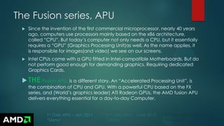 APUs in Nepal | PPTX | Computing | Technology & Computing