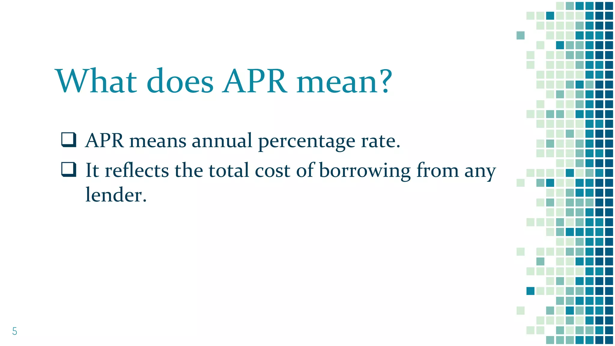 APR vs APY: Key Distinctions | PPT