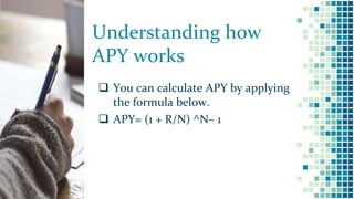APR vs APY: Key Distinctions | PPT