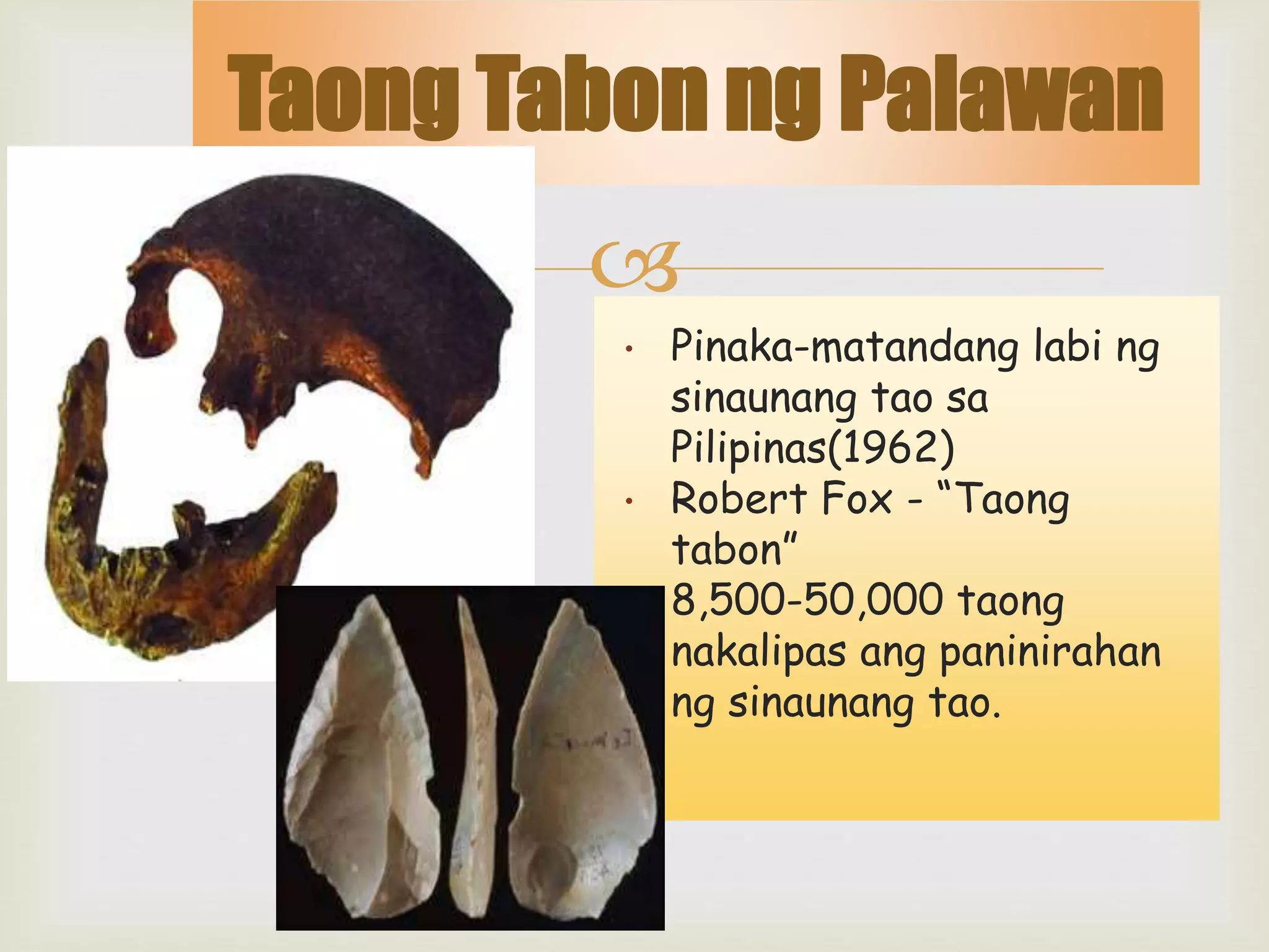 Mga sinaunang lahi ng ating bansa | PPTX