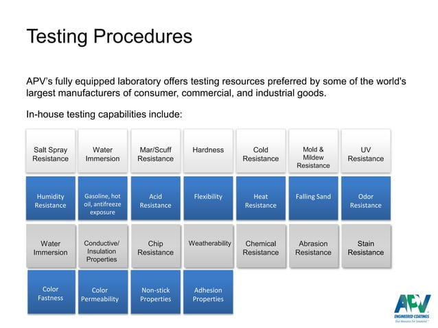 APV Engineered Coatings Company Overview | PPT