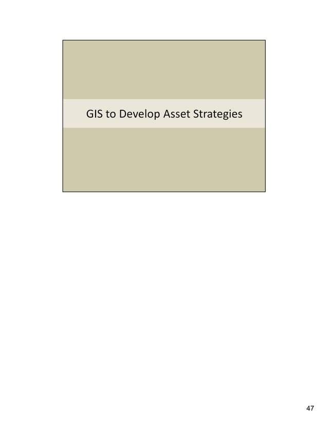 Gis For Infrastructure Management Ppt