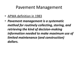 Tools for Pavement Preservation | PPTX