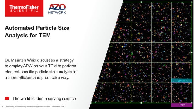 Automated Particle Size Analysis for TEM | PPT