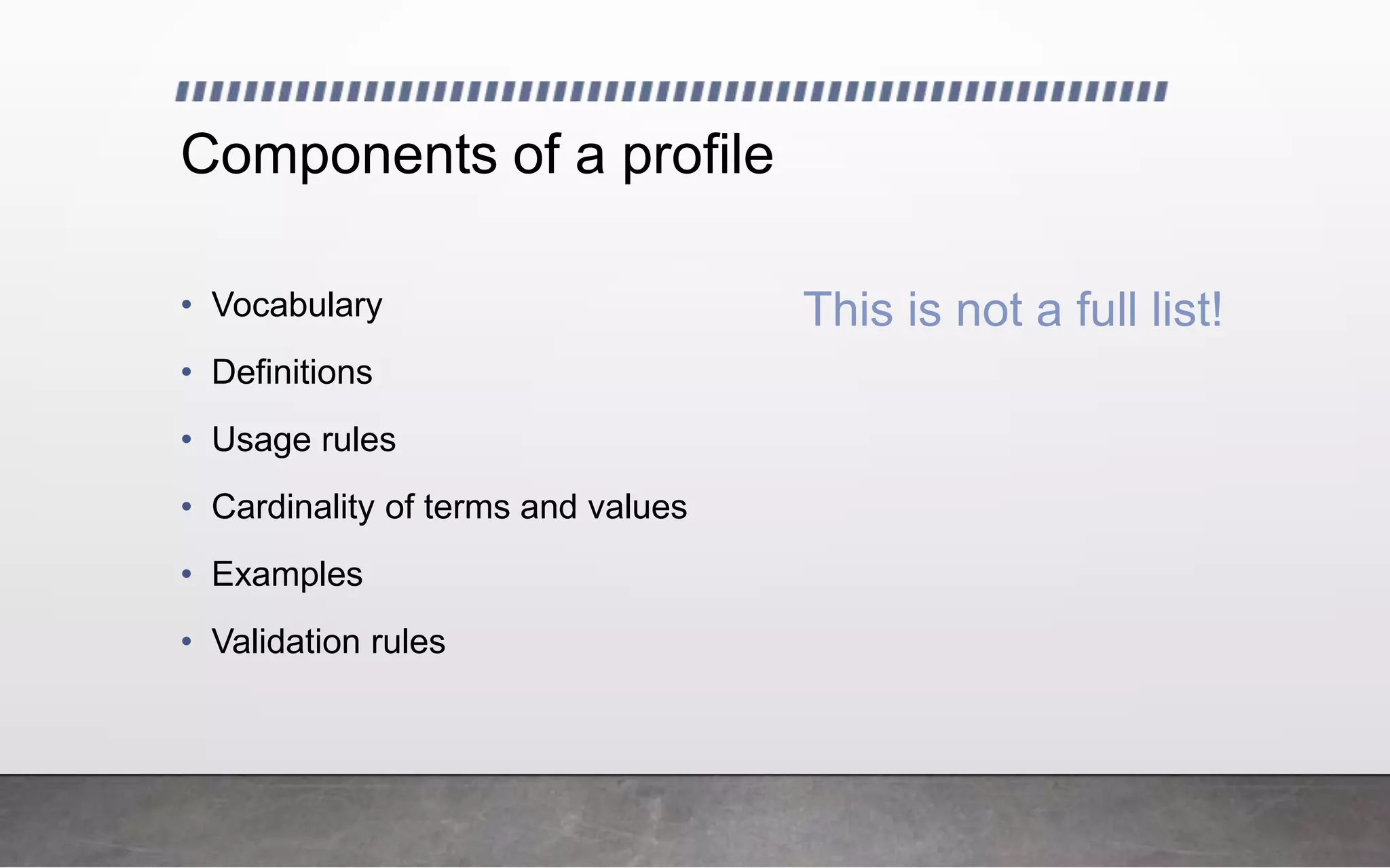 An introduction to Metadata Application Profiles | PPT