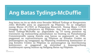ang pagsusumikap ng mga pilipino tungo sa nasasariling pamayanan | PPT
