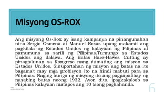 ang pagsusumikap ng mga pilipino tungo sa nasasariling pamayanan | PPT