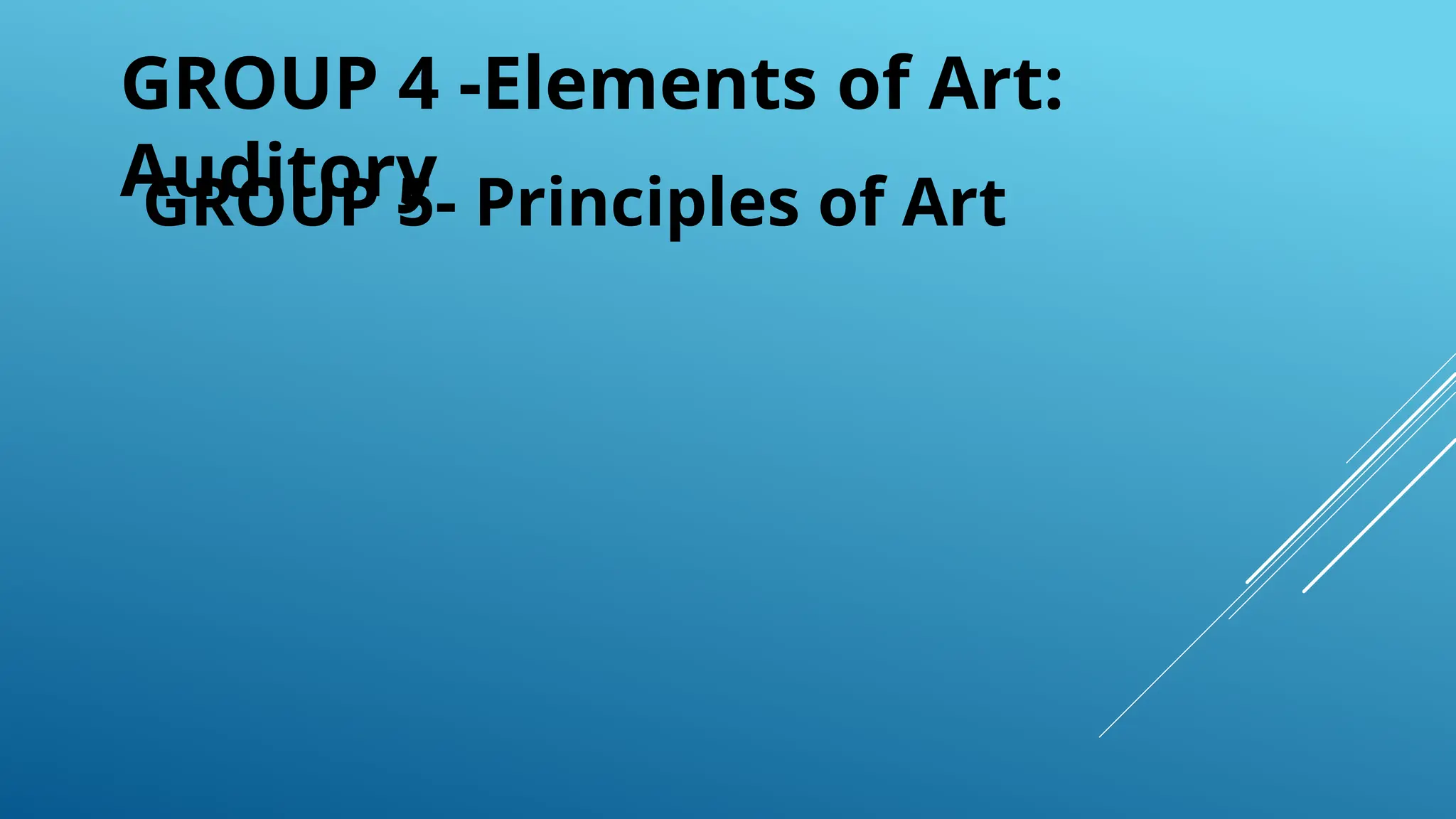 Art appreciation elements of arts visual art | PPTX