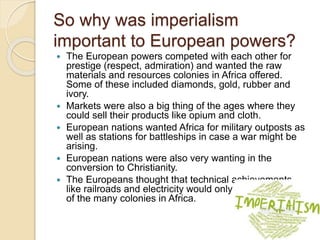 AP World History - Lesson 26 [PBA]: Imperialism | PPTX