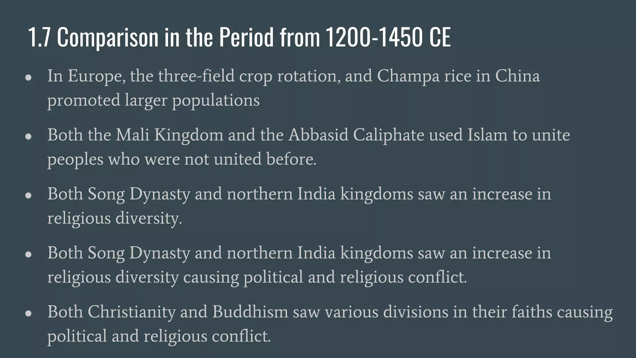 AP World History: Modern Period 1, c. 1200-1450 CE Review | PPTX