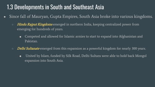 AP World History: Modern Period 1, c. 1200-1450 CE Review | PPTX