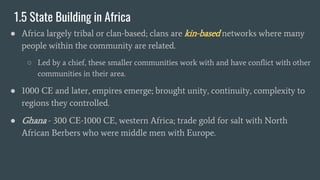 AP World History: Modern Period 1, c. 1200-1450 CE Review | PPTX