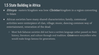 AP World History: Modern Period 1, c. 1200-1450 CE Review | PPTX