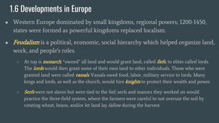 AP World History: Modern Period 1, c. 1200-1450 CE Review | PPTX