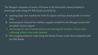 AP World History: Modern Period 1, c. 1200-1450 CE Review | PPTX
