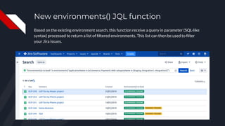 Environment Hub in Jira - Apwide Golive 6.8 | PDF