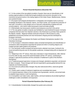 AP World Essential Questions | PDF