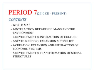 AP WORLD HISTORY.docx | Geography | Science