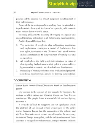 AP World History Practice Exam Section I Multiple-Choice Questions ...