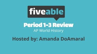 AP World History - Review of All Key Concepts | PDF