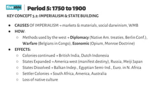 AP World History - Review of All Key Concepts | PDF