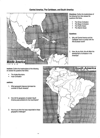 AP World History Summer Map Assignment | PDF