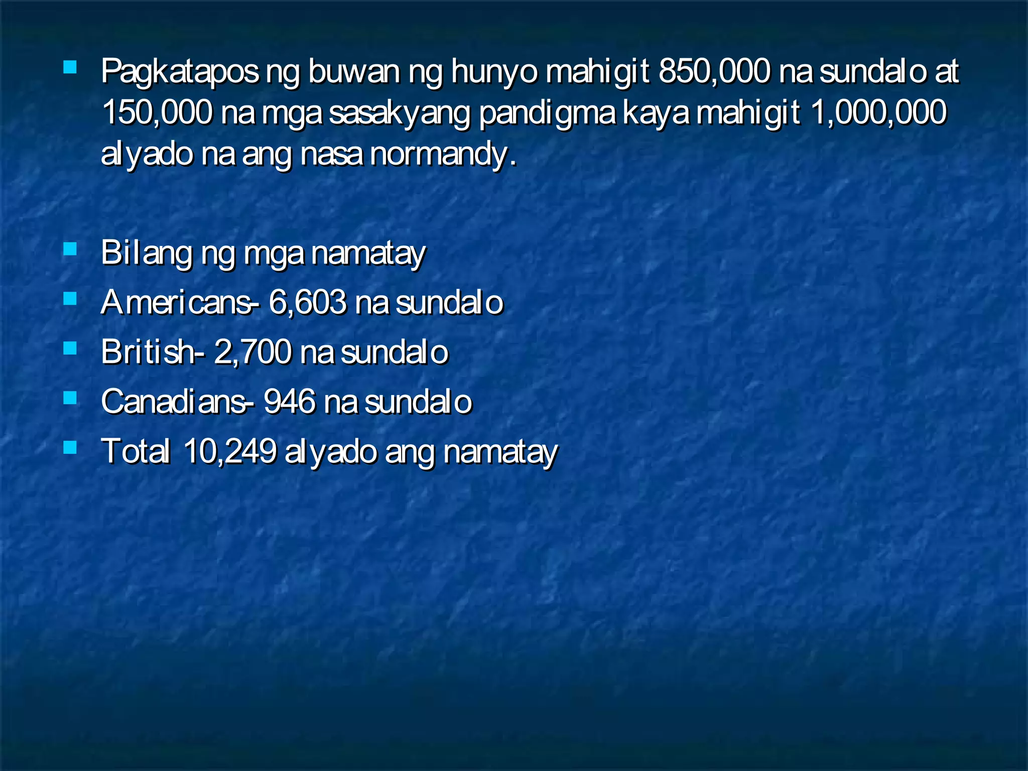 Pagtatapos na Ikalawang digmaang daigdig (WW2) | PPT