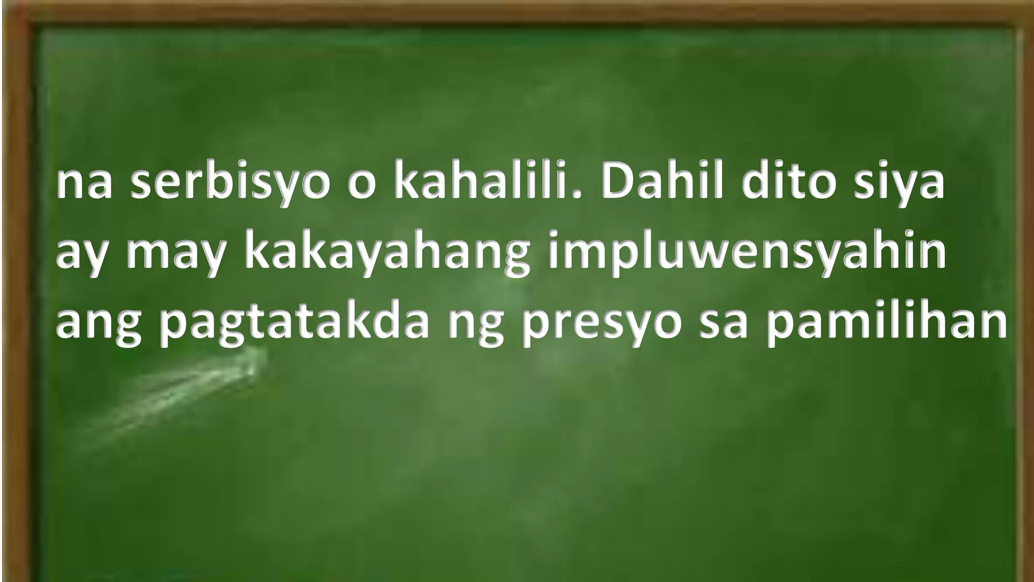 konsepto ng pamilihan | PPTX