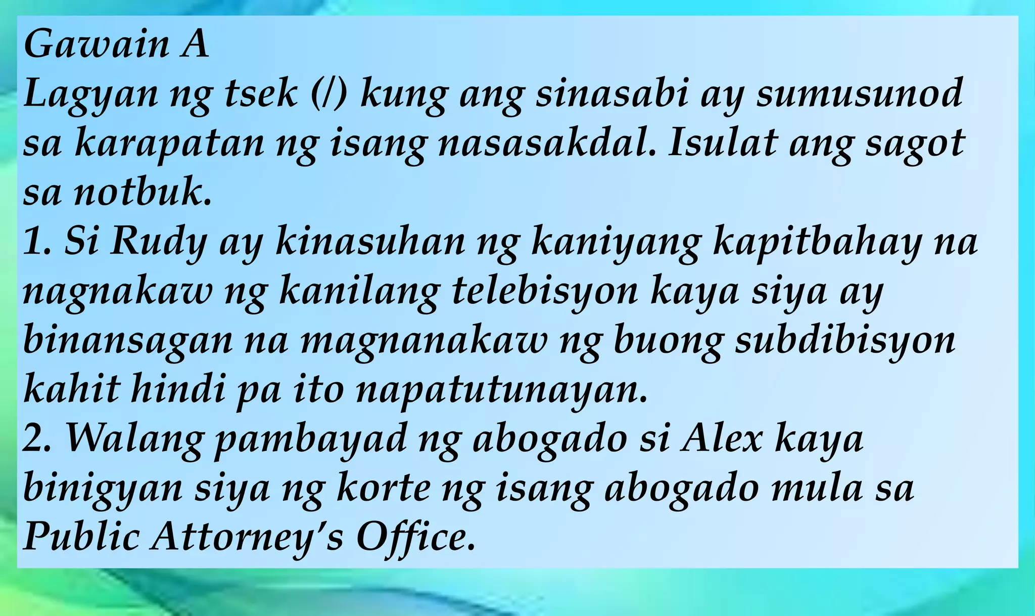 Ap yunit 4 aralin 2 | PPTX