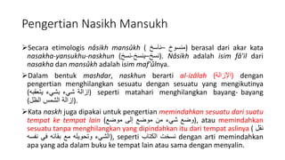 Nasikh Mansukh ulumul Qur'an semester 2.pdf