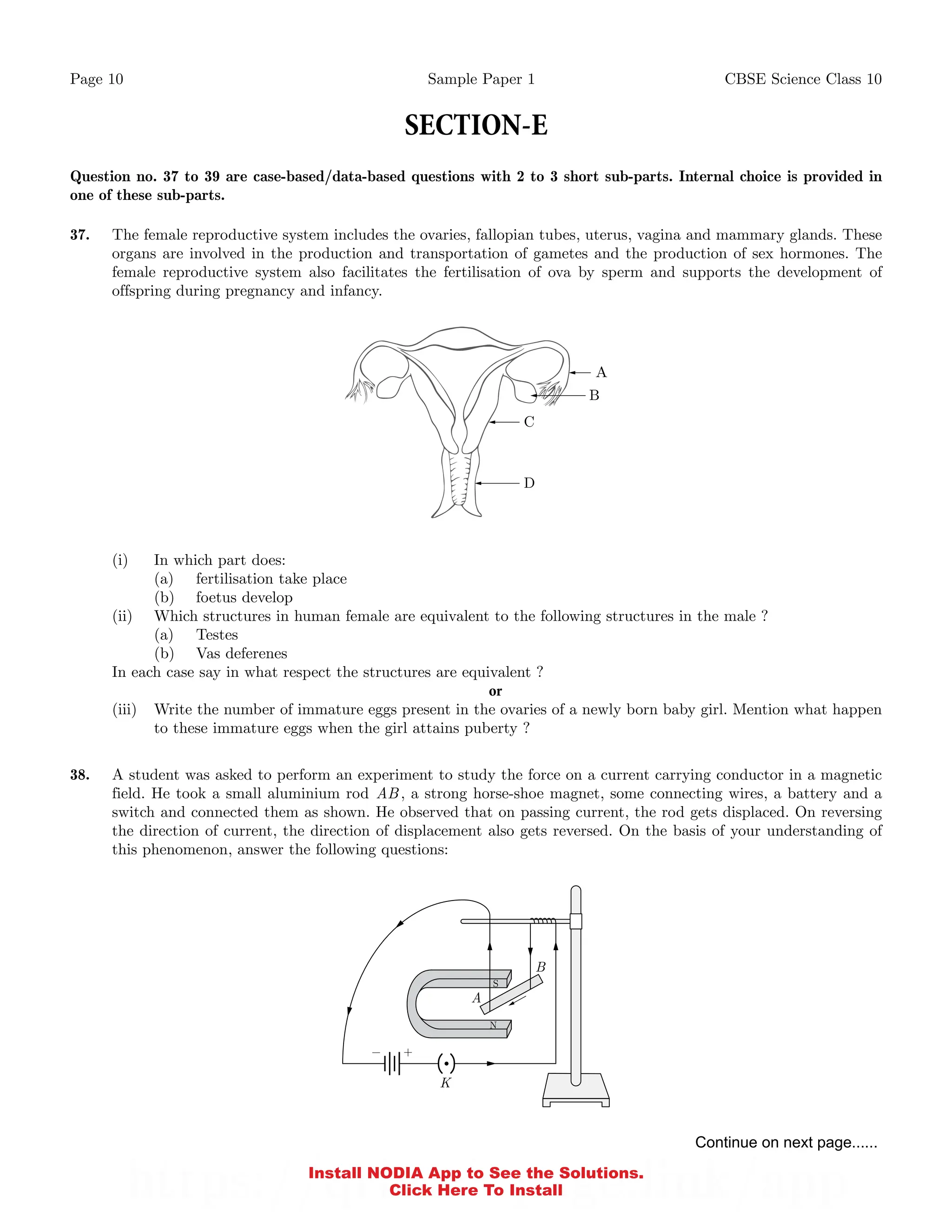 Science 30 set Sample Papers | PDF
