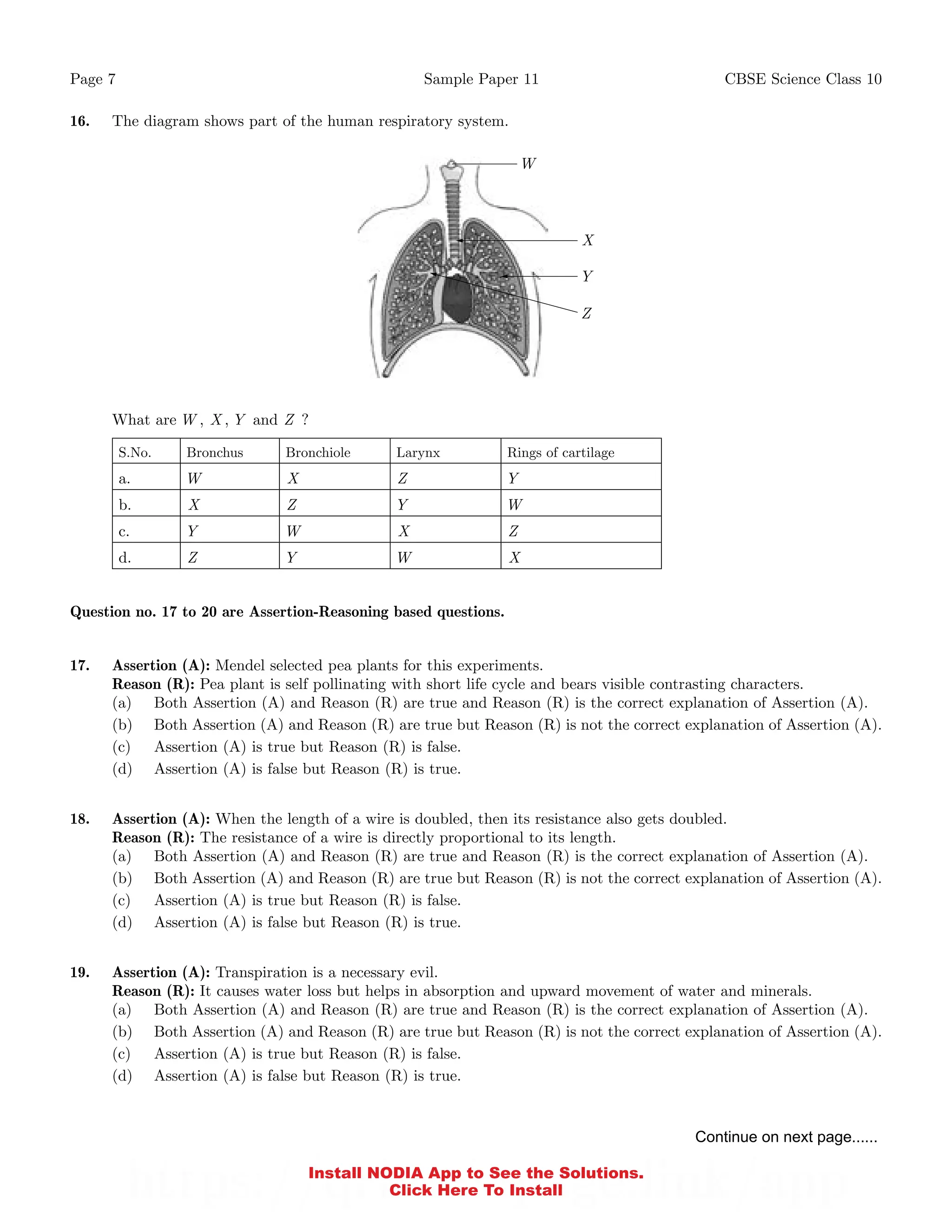 Science 30 set Sample Papers | PDF