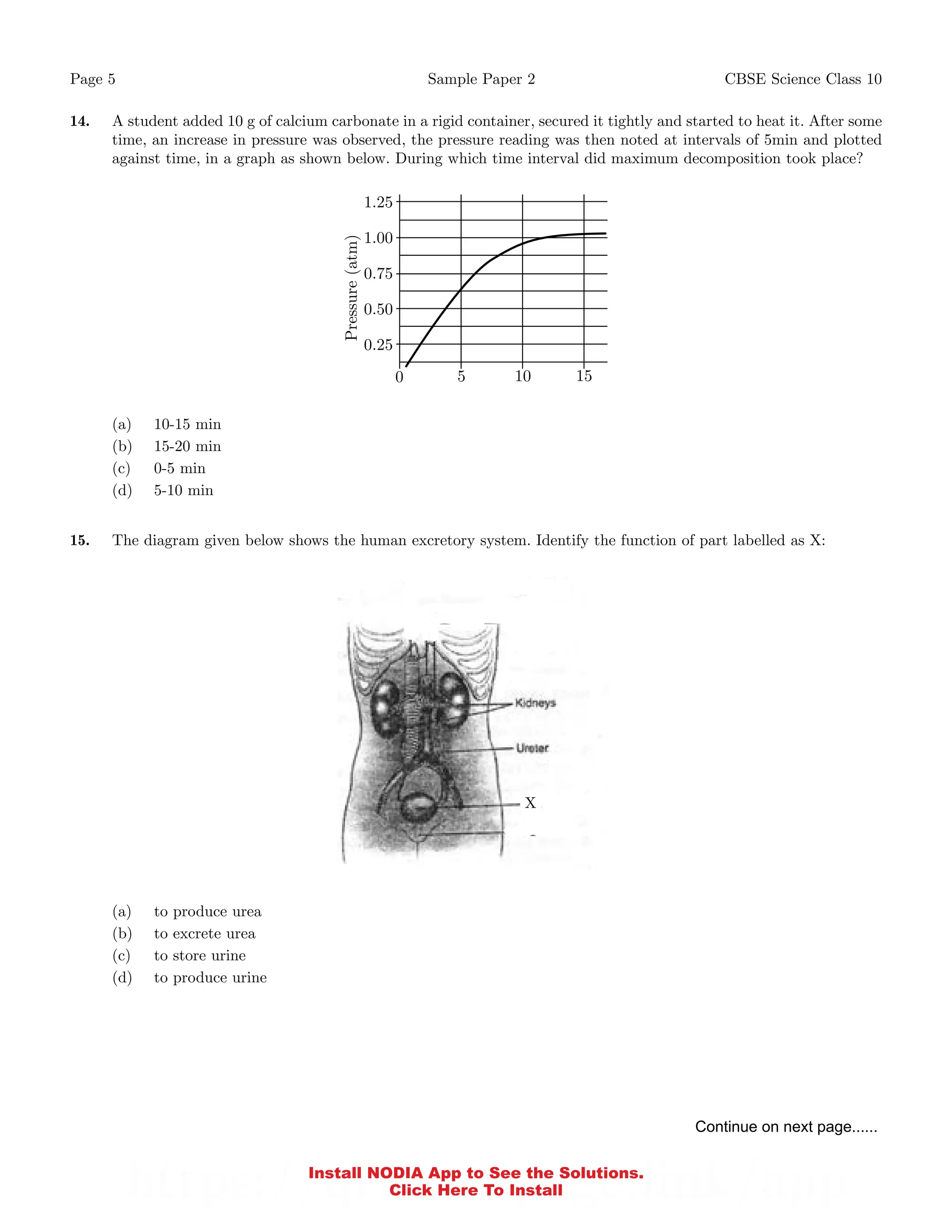 Science 30 set Sample Papers | PDF