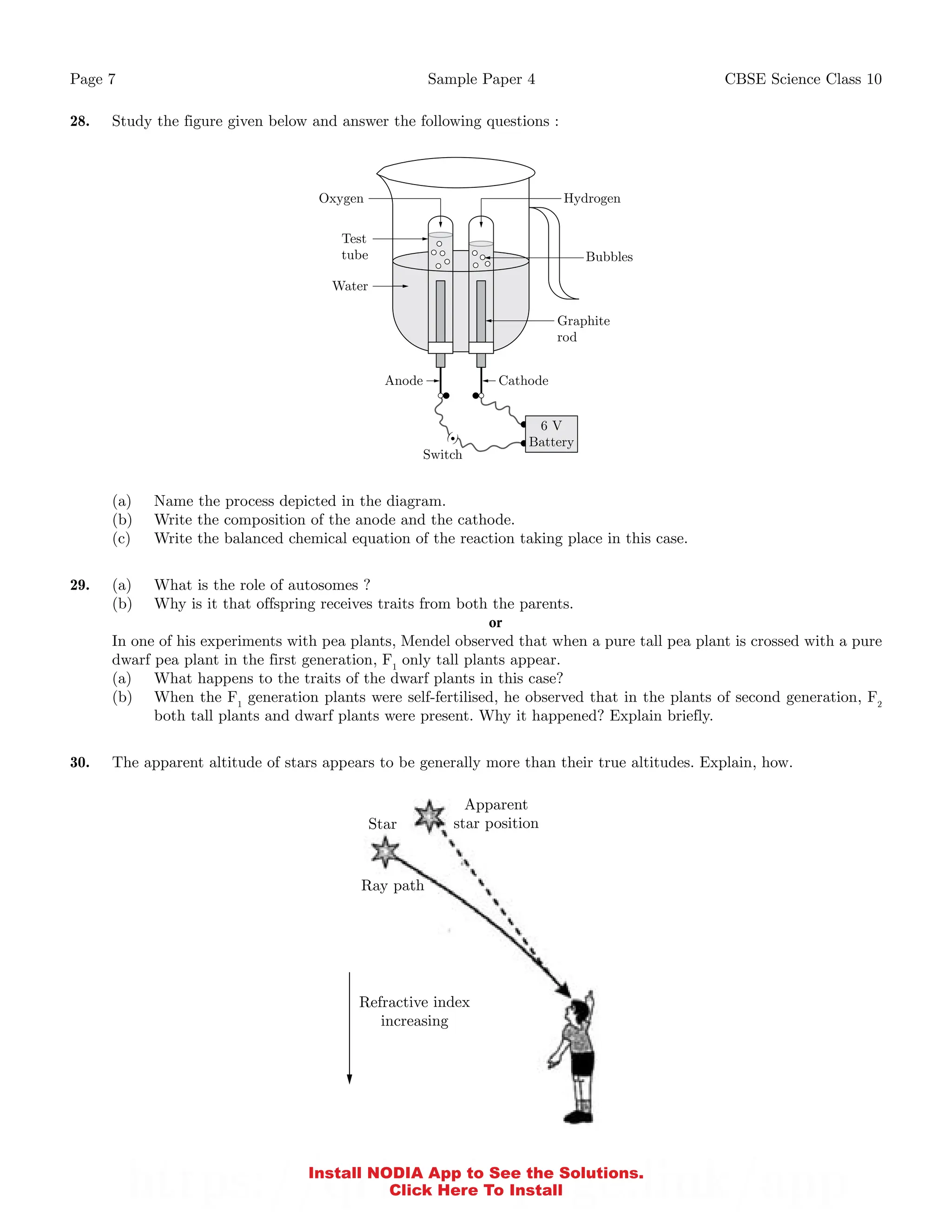 Science 30 set Sample Papers | PDF