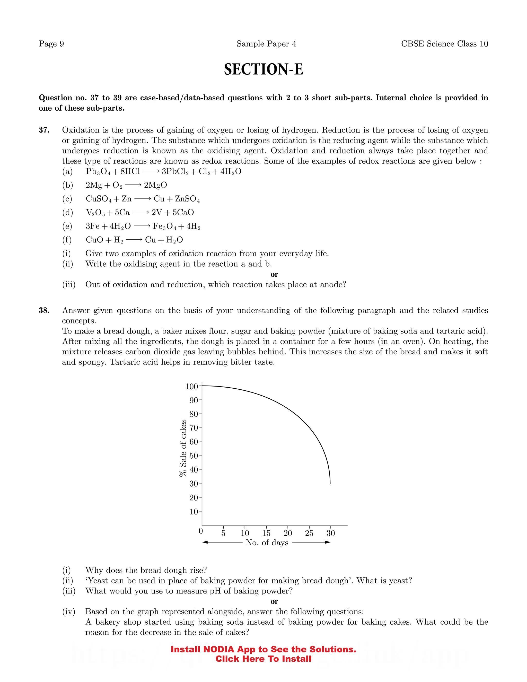 Science 30 set Sample Papers | PDF