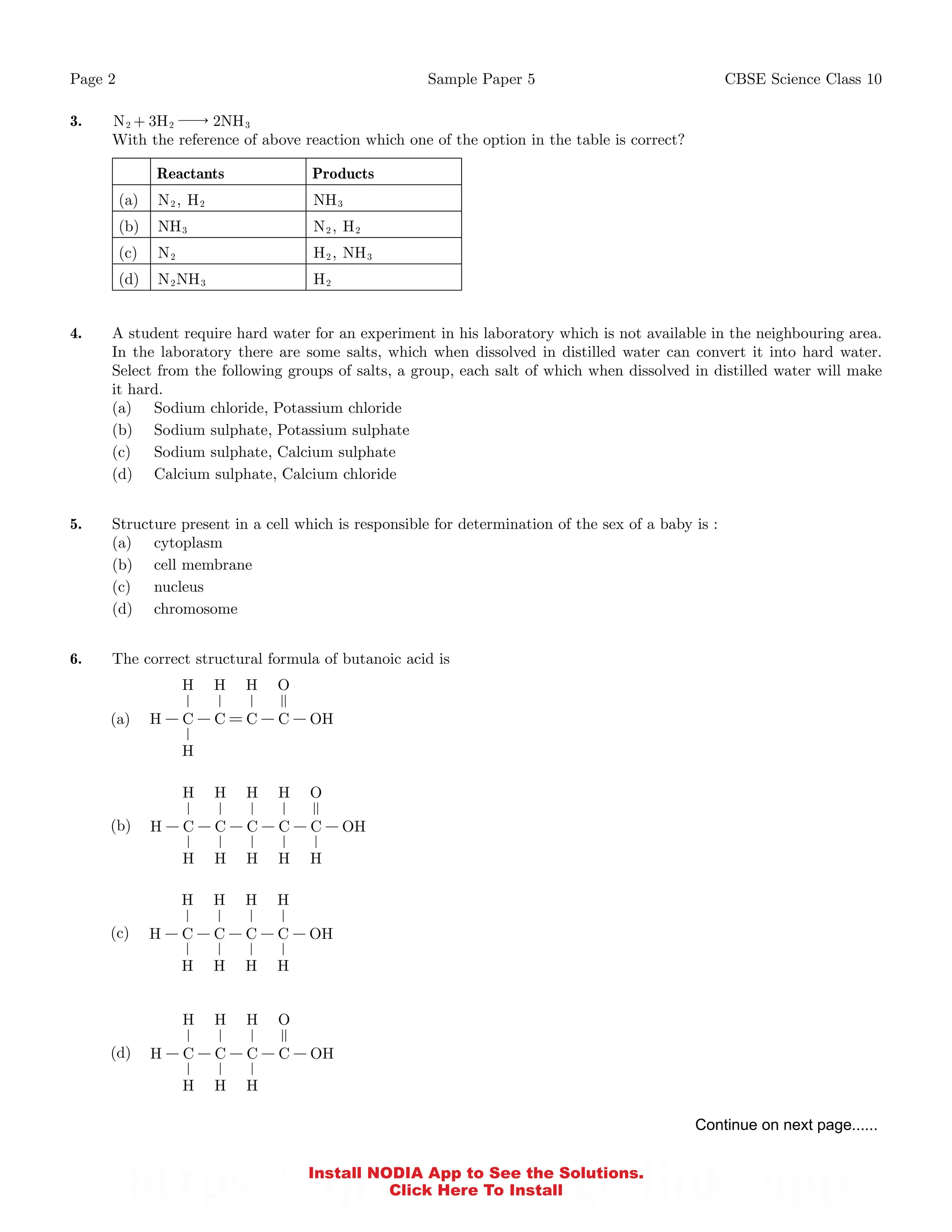 Science 30 set Sample Papers | PDF
