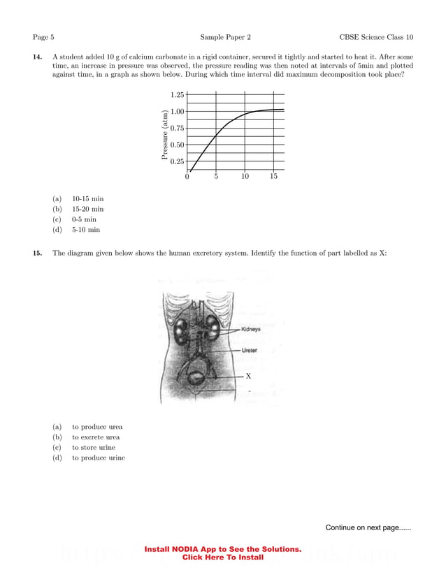 Science 30 set Sample Papers | PDF