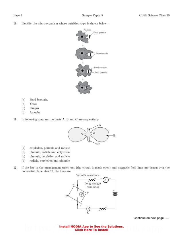 Science 30 set Sample Papers | PDF