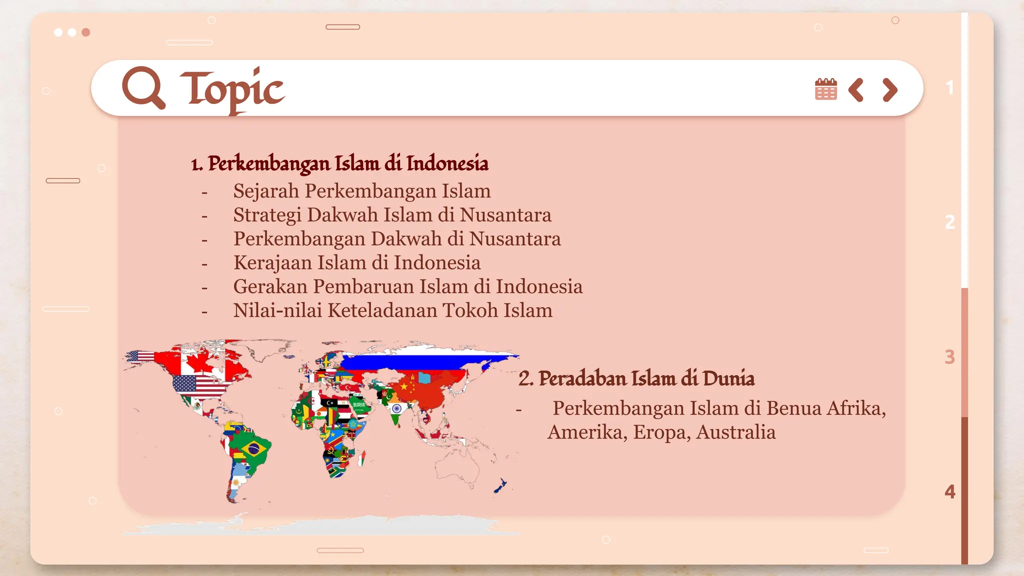 PAI Kelas 12 SMA - Perkembangan Peradaban Islam di Indonesia dan Dunia ...