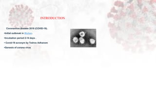 Overview of covid | PPT