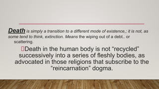 what is death what is deathwhat is death | PPT
