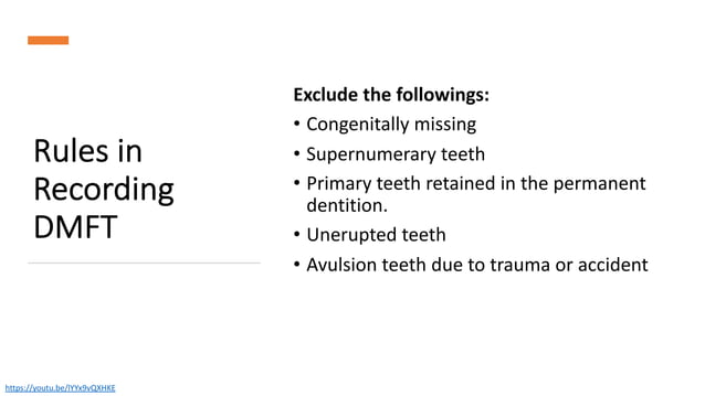 DMFT Index | PDF | Dental Health | Diseases and Conditions