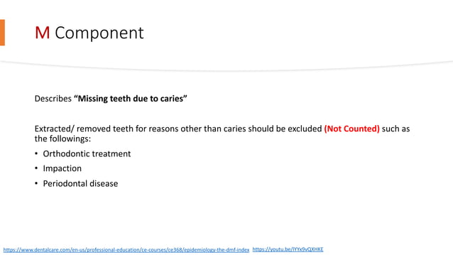 DMFT Index | PDF | Dental Health | Diseases and Conditions
